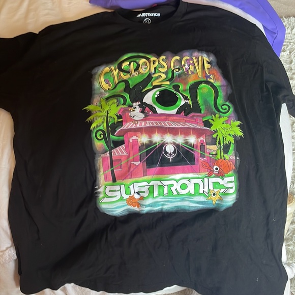 Tops | Subtronics Black Tshirt Xl | Poshmark